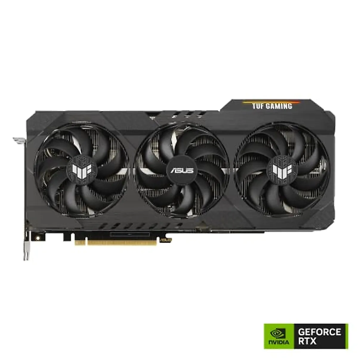 ASUS TUF Gaming NVIDIA GeForce RTX 3060 Ti OC Edition Graphics Card (PCIe 4.0, 8GB GDDR6X, HDMI 2.1, DisplayPort 1.4a, Dual Ball Fan Bearings, Military-Grade Certification, GPU Tweak III)