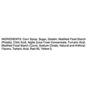 Trolli Peachie O's Sour Gummy Rings Candy, 5 Pound Bulk Bag