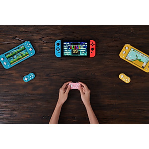 Nargos 8BitDo Zero 2 Mini Game Controller and 8BitDo Wireless Adapter 2 （Controller Pink）