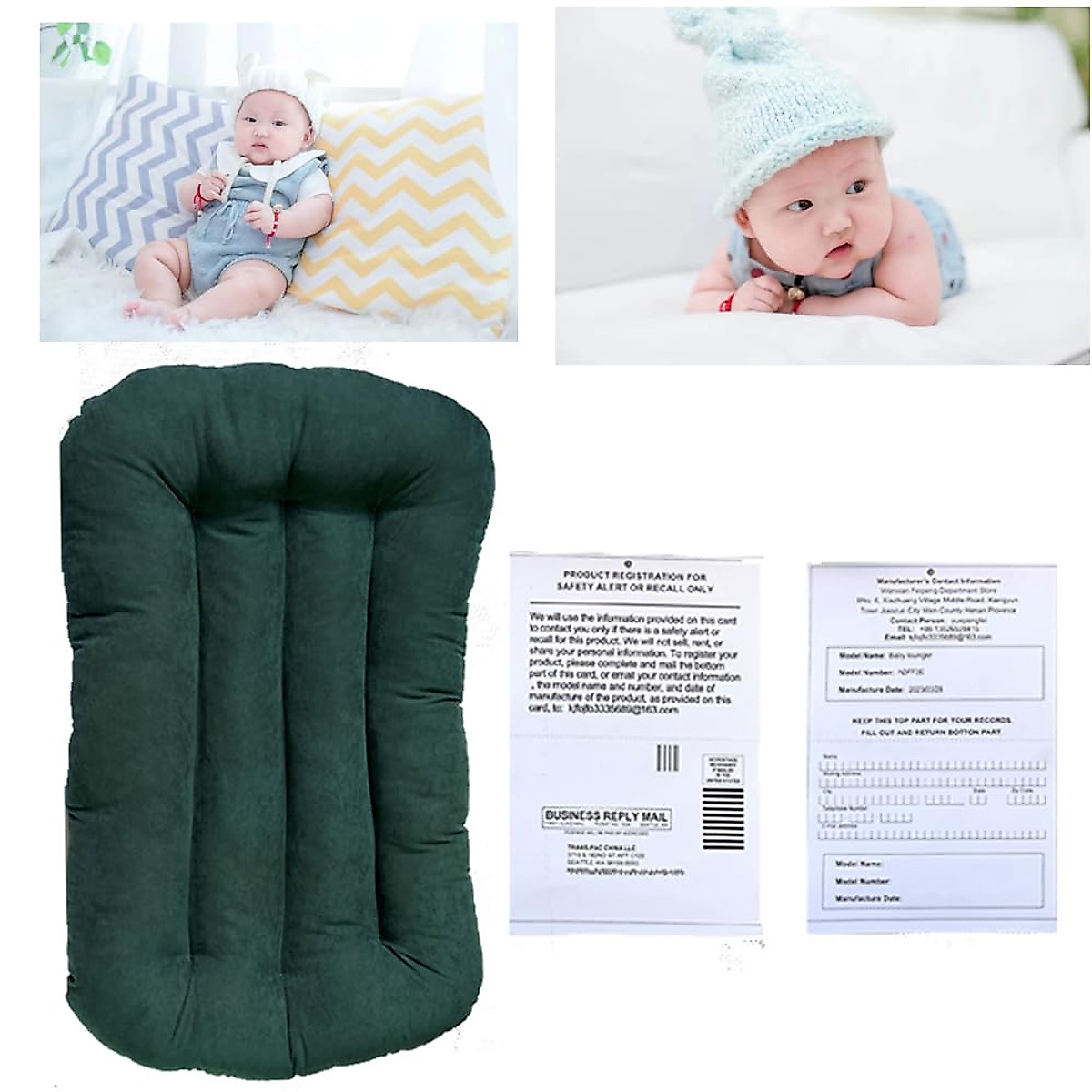 oliwex Baby Lounger，Baby Lounger Pillow 0-24 Months,Baby Lounger Nest，Newborn Lounger Pillow，Baby Lounger Pillow for Newborn (Light Pink)