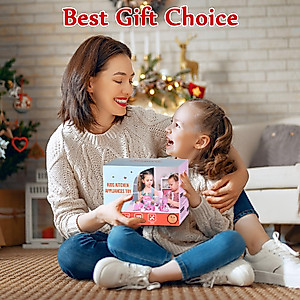 Kitchen Appliances Toys, Play Kitchen Accessories Set for Kids, Pretend Kitchen Toys, Coffee Maker, Blender, Mixer, Toaster with Realistic Light and Sounds, Toy Kitchen Set for Kids Ages 3+ (Pink)