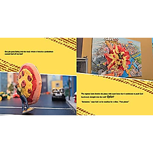 Hot Wheels City: Pizza Party Peril!: Car Racing Storybook with 45 Stickers for Kids Ages 3 to 5 Years