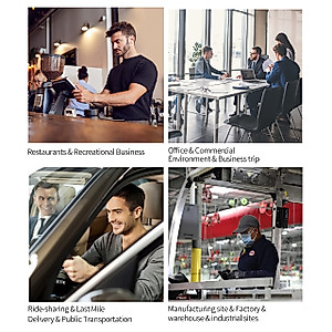 BYD CARE Single Use Disposable 3-Ply Face Mask, Daily protection for men and women for Home, Office, School, Restaurants, Gyms, Outdoor and Indoor, Box of 50 PCs