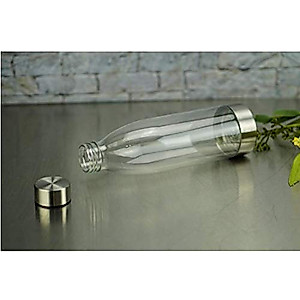 CiCi's Cache Mainstays 22 Ounce Water Bottle with Stainless Steel Lid and Base 4 Pack Set