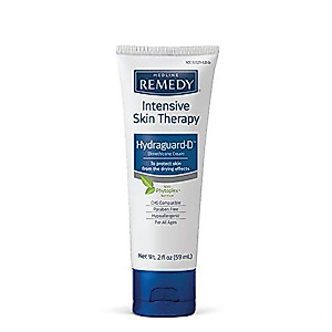 Medline Remedy Intensive Skin Therapy Hydraguard-D Silicone Barrier Cream, Gentle On Fragile Skin, Nourishes and Soothes, 2 Ounce.