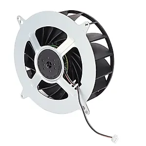 GOWENIC CPU Cooling Fan for PS5 Console, 17 Blades 3 Pin Internal Cooler Slient Lightweight PS5 Cooling Fan Replacement Gaming Heat Sink for PS5 Console