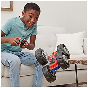 Air Hogs Super Soft, Flippin’ Frenzy, 360 Spinning Action, 2-in-1 Stunt Vehicle Remote Control Car, Kids Toys for Kids 4 and up