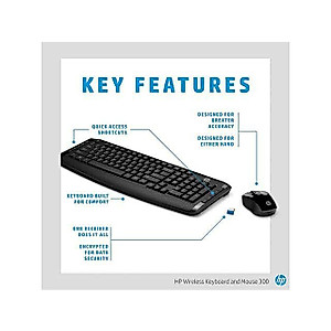 HP Wireless Classic Desktop Keyboard and Mouse (LV290AA#ABA)
