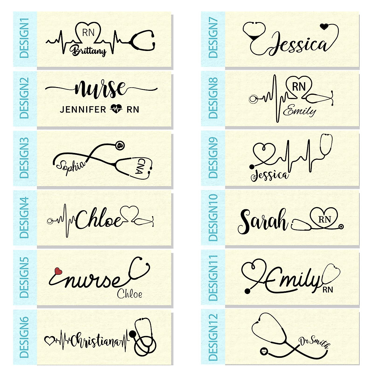 Personalized Stethoscope Case Custom Name Lightweight Hard Travel Case Organizer with Mesh Pocket for Nurse Accessories Customized Nurses Week Gift for Nurse Doctor Medical Assistant