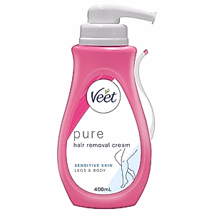 Veet Hair Removal Cream Sensitive Skin with Aloe Vera & Vitamin E (400ml)