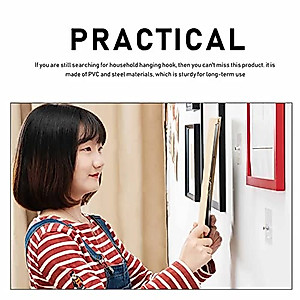 Cabilock 40pcs No Nail- Free Sticky Peg. Mount Trace Stickers Household cm Photo Screw Adhesive Self- Adhesive Kitchen Without Furniture Frame Picture Pegs Non- Transparent