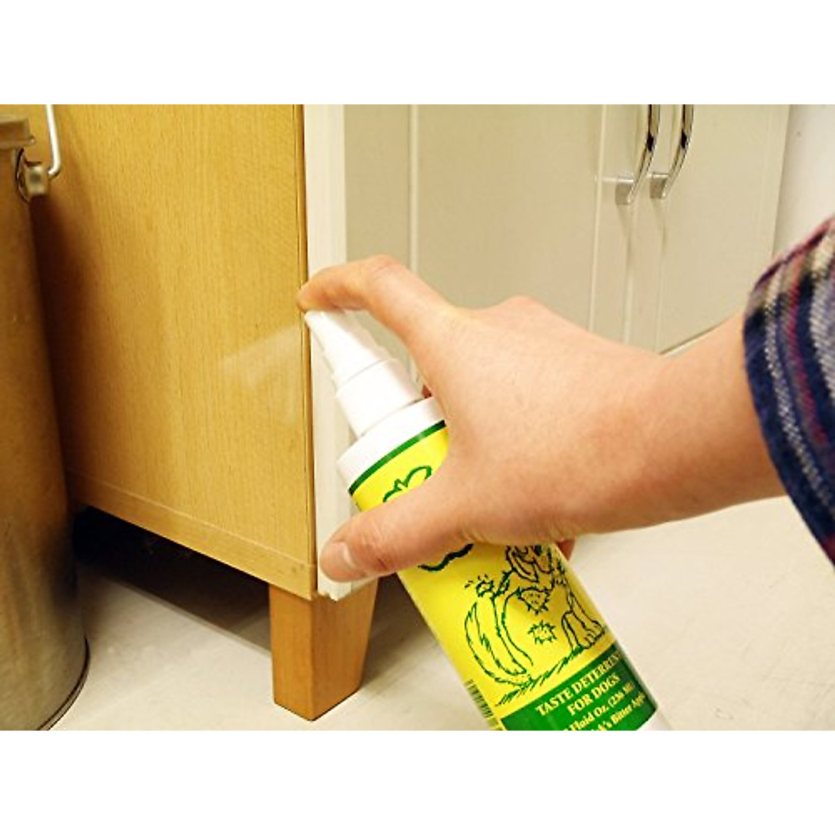 Grannick's Bitter Apple Liquid 1, 8 oz Chewing Deterrent Spray, Anti Chew Behavior Training Aid for Dogs and Cats; Stops Destructive Chewing Licking of Bandages, Paws, Shoes, Fur, Doors and Furniture