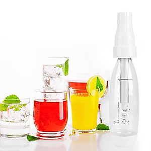 Portable Soda Water Maker, White Beverage Drink Maker Clear Soda Water Machine for Home Outdoor Office Outdoor