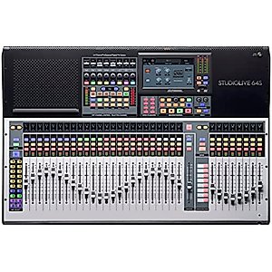 PreSonus StudioLive 64S 64-channel/43-bus digital console/recorder/interface with AVB networking and quadcore FLEX DSP Engine