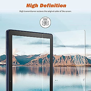 [3 Pack] All-new Fire 7 2022 / Fire 7 Kids Tablet Screen Protector (12th Generation/2022 Release),9H Hardness HD Clear Anti Fingerprint Tempered Glass
