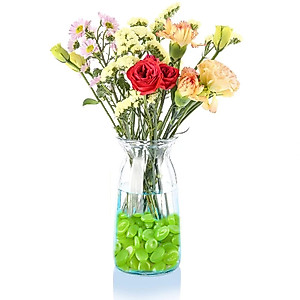 HappyFiller Glow in Dark Green Luminous Stones for Aquarium Fish Tank Rocks,Fairy Garden Decoration,Terrarium Succulent Soil Cover,Outdoor Decor,Backyard Walkway Stepping Pebbles