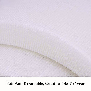 4 Pairs Covered Set-in Shoulder Pads Sewing Foam Pads Sponge Shoulder Pad Shoulder Enhancer for Women Men Blazer Suit Coat Jacket Clothes Sewing Accessories (2 Black + 2 White)