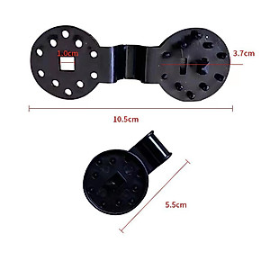 ZELONUUS 50 Pack Tarp Clips Heavy Duty Lock Grip, Reusable Shade Cloth Greenhouse Clips, Fixed Big Tarp Carabiner Clips, Plastic Canvas Tarp Hanging Clips for Shade Nets