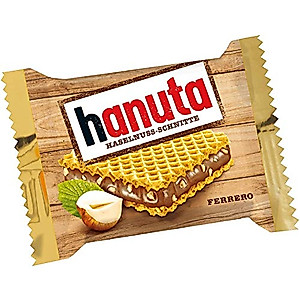 Ferrero Hanuta Wafers Filled with Hazelnut Cream (10 Pcs Box)