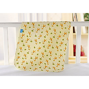 Diaper Changing Pad, Twoworld Cotton Bamboo Fiber Breathable Waterproof Changing Pads Washable Resuable Diapers Liners Mats(20x28in)