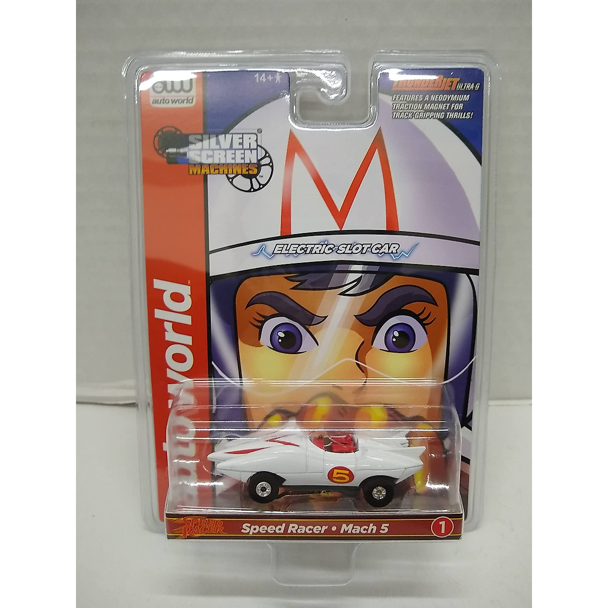 Auto World SC372-1 Speed Racer HO Scale Electric Slot Car