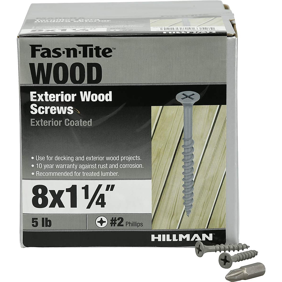 HILLMAN FASTENERS 48381 5 LB 1.25" Extension Wood Screw