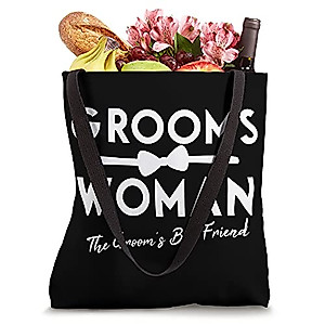Groomswoman The Groom's Best Friend Bridal Party Wedding Tote Bag