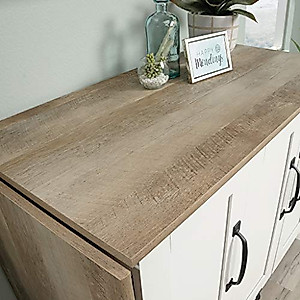 Sauder Miscellaneous Craft Cart, L: 39.29" x W: 19.49" x H: 28.54", Soft White finish