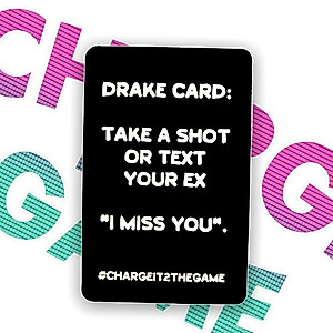 Charge It 2 The Game Drinking Cards (First Edition - Drinking Card Game for Adults - Fun Games for Adult Game Nights - Party Games - 21st Birthday Gift - Bachelorette Party Games - Vacation Games