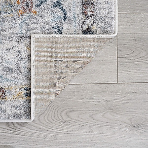 8x10 Area Rug | Traditional Large Area Rugs for Living Room, Dining Room, Bedroom, Entryway or Kitchen | Alfombras para Salas | Cream, 7'10'' x 10'3''