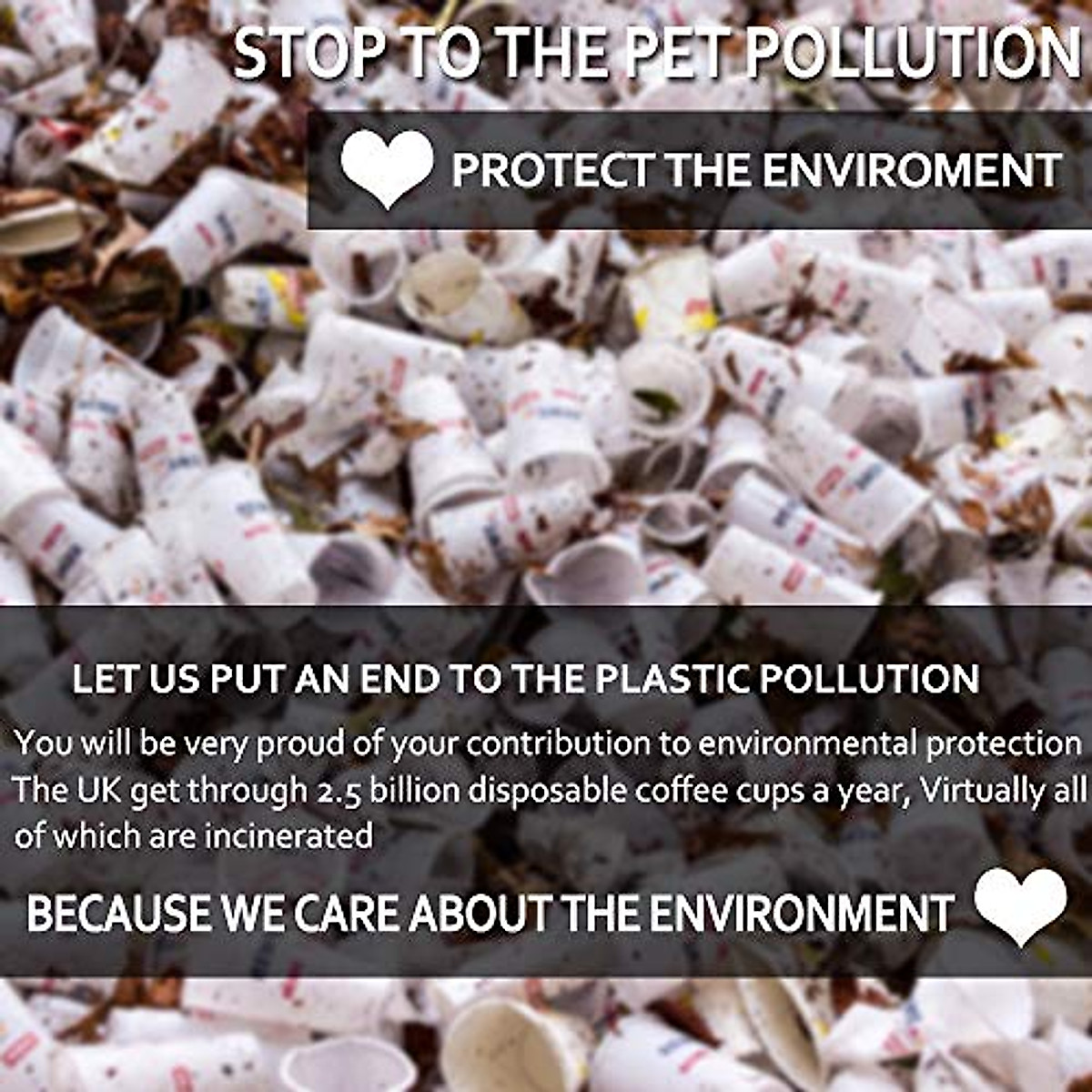 AniSqui 12 oz Reusable Coffee Cup with Lids, Glass Travel Coffee Mugs (Yellow)