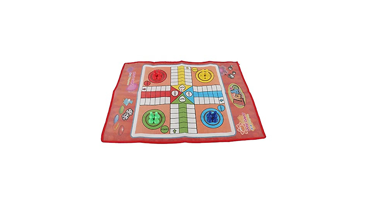 Tissting Wooden Checkerboard Flying Ludo Chess Set, 2.4x1.8in Non Woven ...