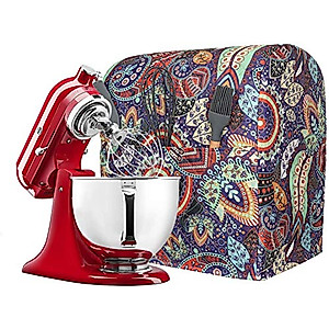 Kitchen Aid Mixer Cover, Stand Mixer Cover Compatible with 5-8 Quart Kitchenaid/Hamilton Stand Mixer, Dust Cover with Pockets, Kitchen Aid Mixer Accessories Fits for All Tilt Head & Bowl Lift