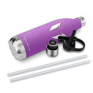 Super Sparrow Suitable for All People Coke-500-Lilac Water Bottle, Lilac Purple, 500ml-17oz