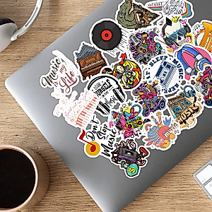 GOLEEX 20 Pack Pcs Waterproof Vinyl Classical Musician Bumper Sticker Items for Adults Female Musicians Music Lovers Decoration Funny Stickers Labels On Laptop Helmet Mobile Phone