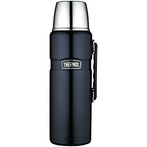 THERMOS Stainless King Vacuum-Insulated Beverage Bottle, 68 Ounce, Midnight Blue
