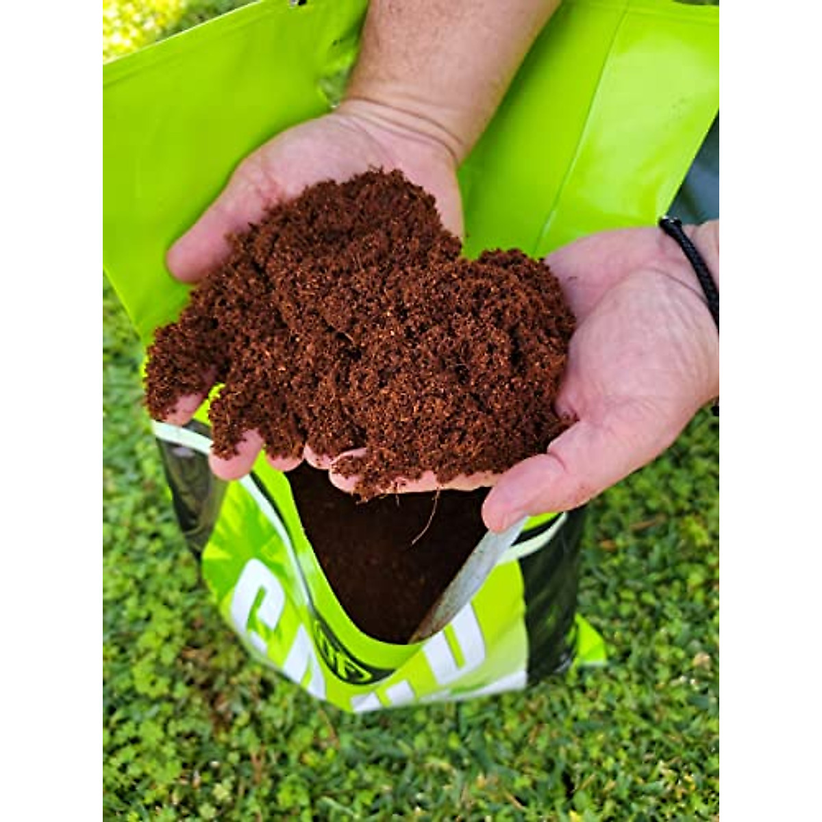 Coco Coir Premium RHP Certified Pre Buffered Pure Organic Coconut Coir Fiber Plant Grow Potting Soil 9 Quarts / 10 Liter / 2.6 Gallon Indoor/Outdoor Flower Vegetable Garden