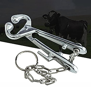 Colcolo Cattle Nose Rings Pliers Piercing Smooth Durable Farm Equipment Bovine Clip for Livestock