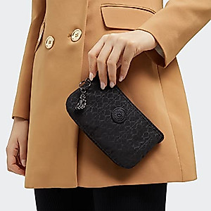 Kipling Womens Creativity Large Pouch, Versatile Cosmetics Kit, Lightweight Nylon Travel Organizer Wallet, Signature Emb, 7.25 L X 4.25 H X 1.5 D US