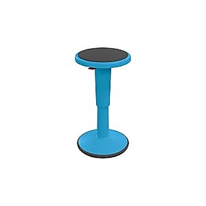 MooreCo Hierarchy Grow Plastic School Chair, Blue (50970-Blue)