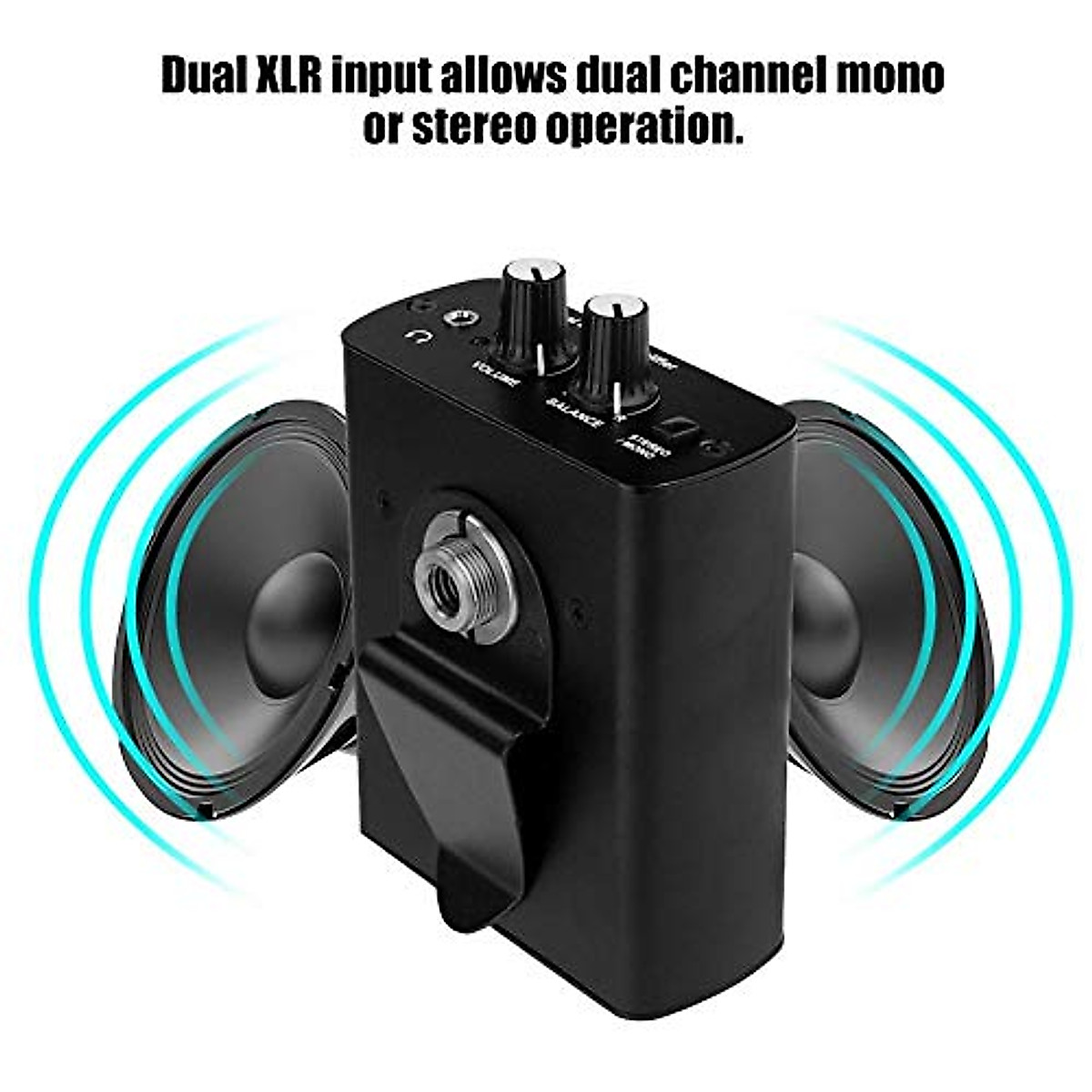 Ciglow Stereo in-Ear Monitor System, Personal in-Ear Monitor Headphone Amplifier in-Ear Monitoring System.(us)