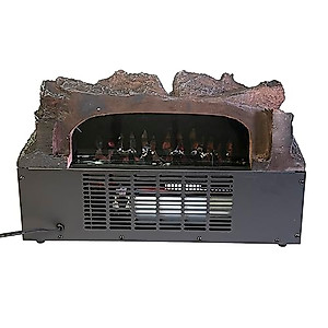 Comfort Glow ELCG251 Electric Log Heater Insert with Flame Projection 5,120 BTUs , Black