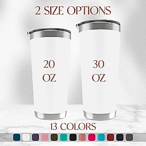 Funny Mothers Day Gifts, Personalized Mommy's Little Kids Tumbler w/Kids Names & Emojis, 9 Colors, 30 Oz, Mothers Day Gifts from Daughter, Son, Kids - Gifts For Mom, Grandma