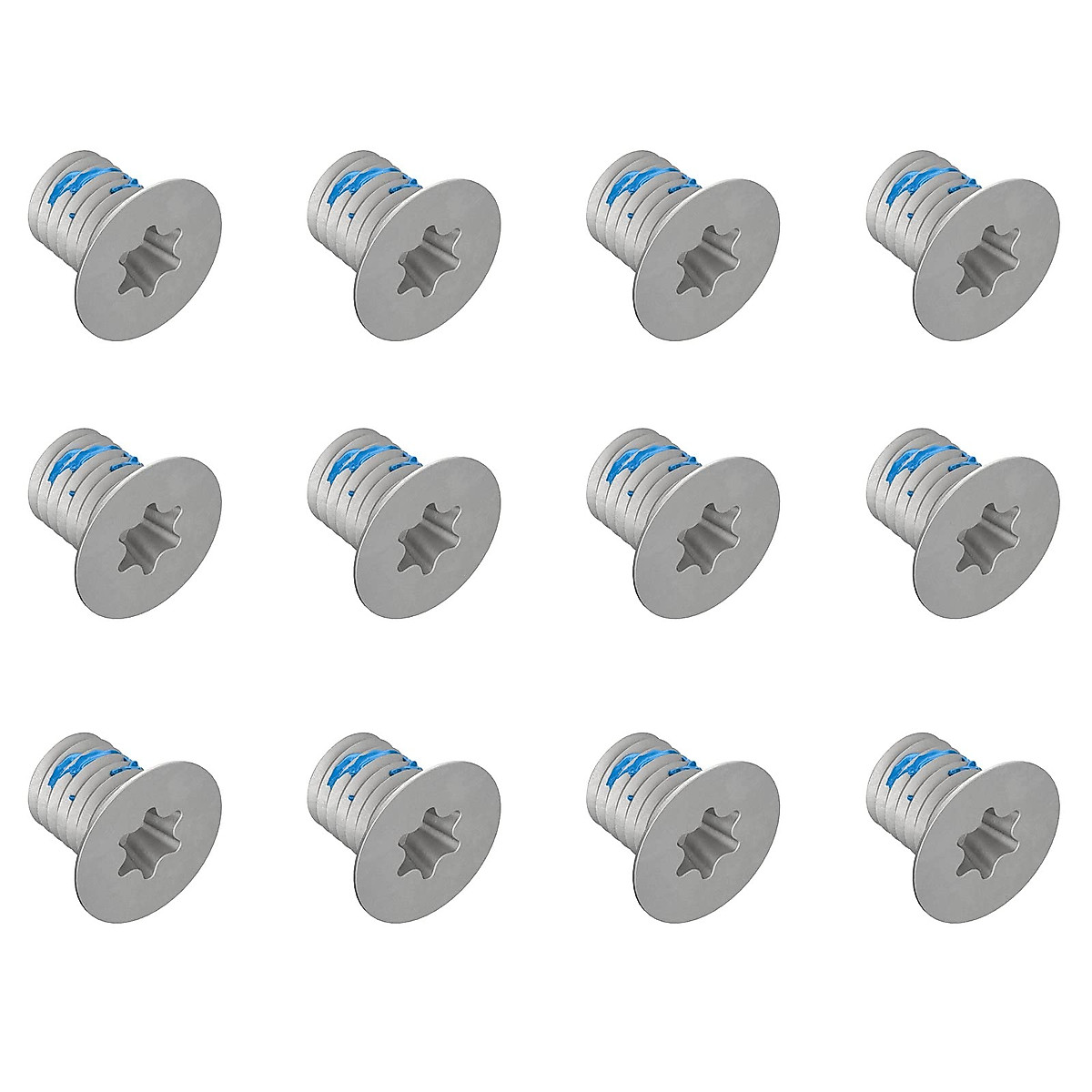 12 Pcs M2 x3mm Torx T5 Screws Replacement Case Base Cover Screw for Dell XPS 13 9343 9350 9360/ Dell XPS 15 9550 9560/ Dell Precision M5510 Series Laptop, Sliver