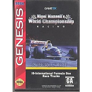 Nigel Mansell's World Championship Racin - Sega Genesis