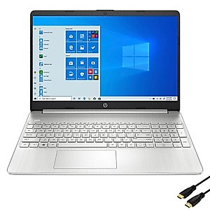 HP 2021 Newest 15.6" IPS FHD Display Laptop, AMD Ryzen 7 4700U Processor(>i7-10710U), Numeric Keypad, Webcam, 16GB DDR4 RAM, 512GB PCIE SSD, Bundle with Woov Accessories - Windows 10 Home - Silver