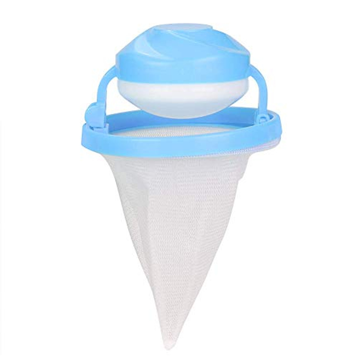 Floating Lint Mesh Bag Pet Hair Collector Laundry Filter Bag for Washing Machine Washer Lint Catcher,Hair Filter Net Pouch(Blue)