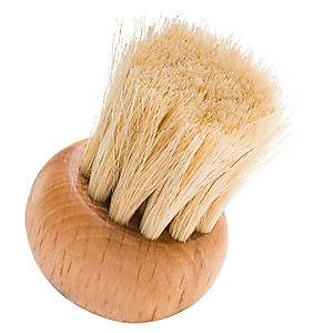 Redecker Mushroom Brush Set, Oiled Beechwood Handles, Natural Pig and Horsehair Bristles, Gently and Thoroughly Clean Mushrooms Without Water, Made in Germany