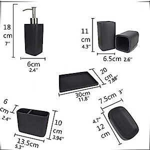 TFIIEXFL Toothbrush Holder Soap Dispenser Soap Holder Home Products Bathroom Accessories Set (Color : C)