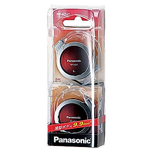 Panasonic Clip Headphone Red RP-HZ47-R (Japan Import)